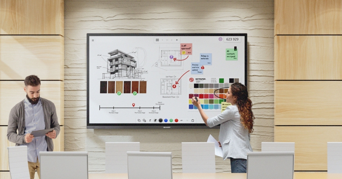 SHARP/NEC COMPLETA SU GAMA DE PANTALLAS DE COLABORACIÓN CON LA SERIE LA ...